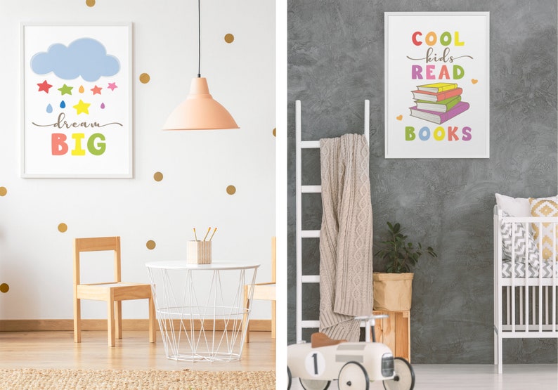 Set of 12 Educational Posters, Classroom Decor, Homeschool Printable ...