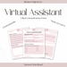 Client Consultation Form Template for Virtual Assistants (editable ...