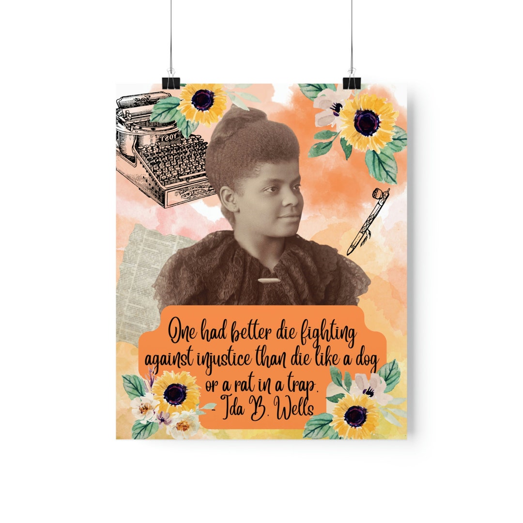 Ida Wells Premium Matte Vertical Posters 9x11 - Etsy
