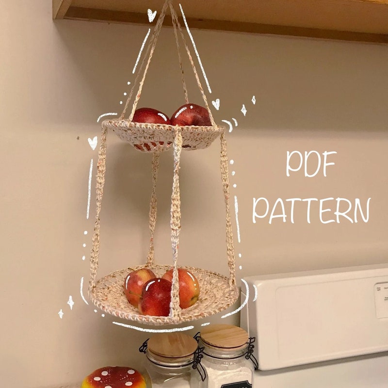 Hanging Fruit Basket - Etsy