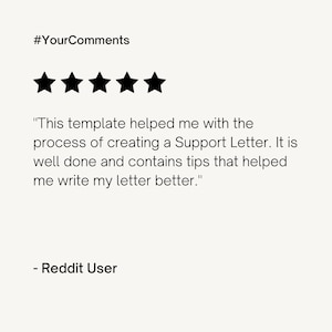 TN VISA Support Letter TEMPLATE - Etsy