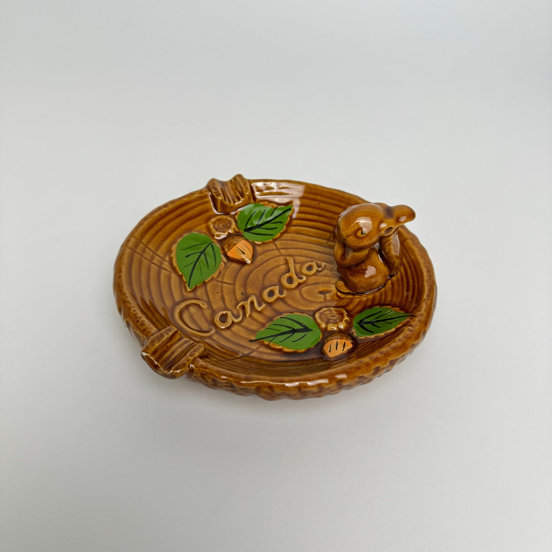Vintage 1950’s ESD Toronto Canada Ash Tray With Squirrel. Made in Japan ...