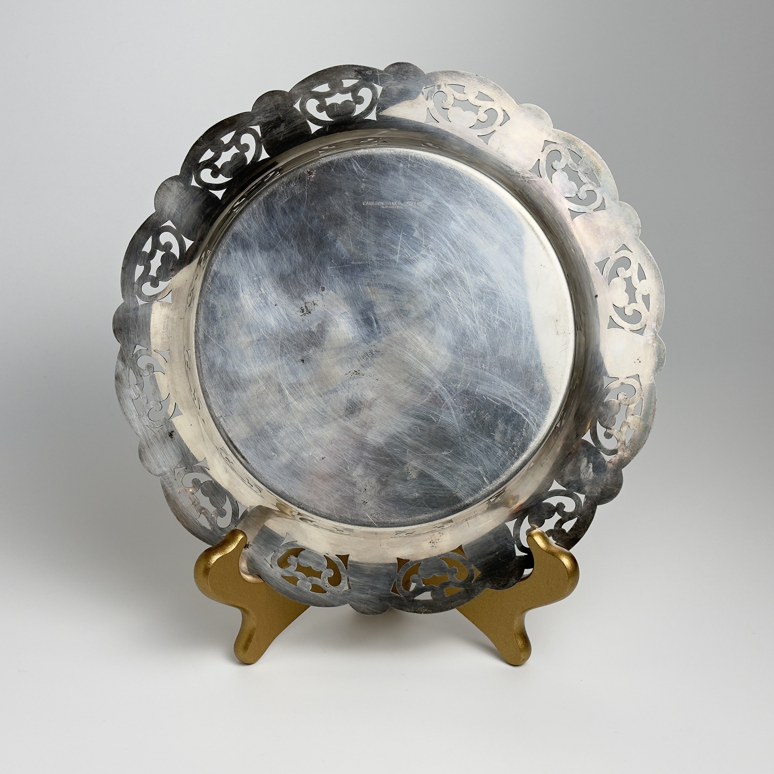 Vintage Carlton Silverplate S.P. Steel Serving Dish. - Etsy