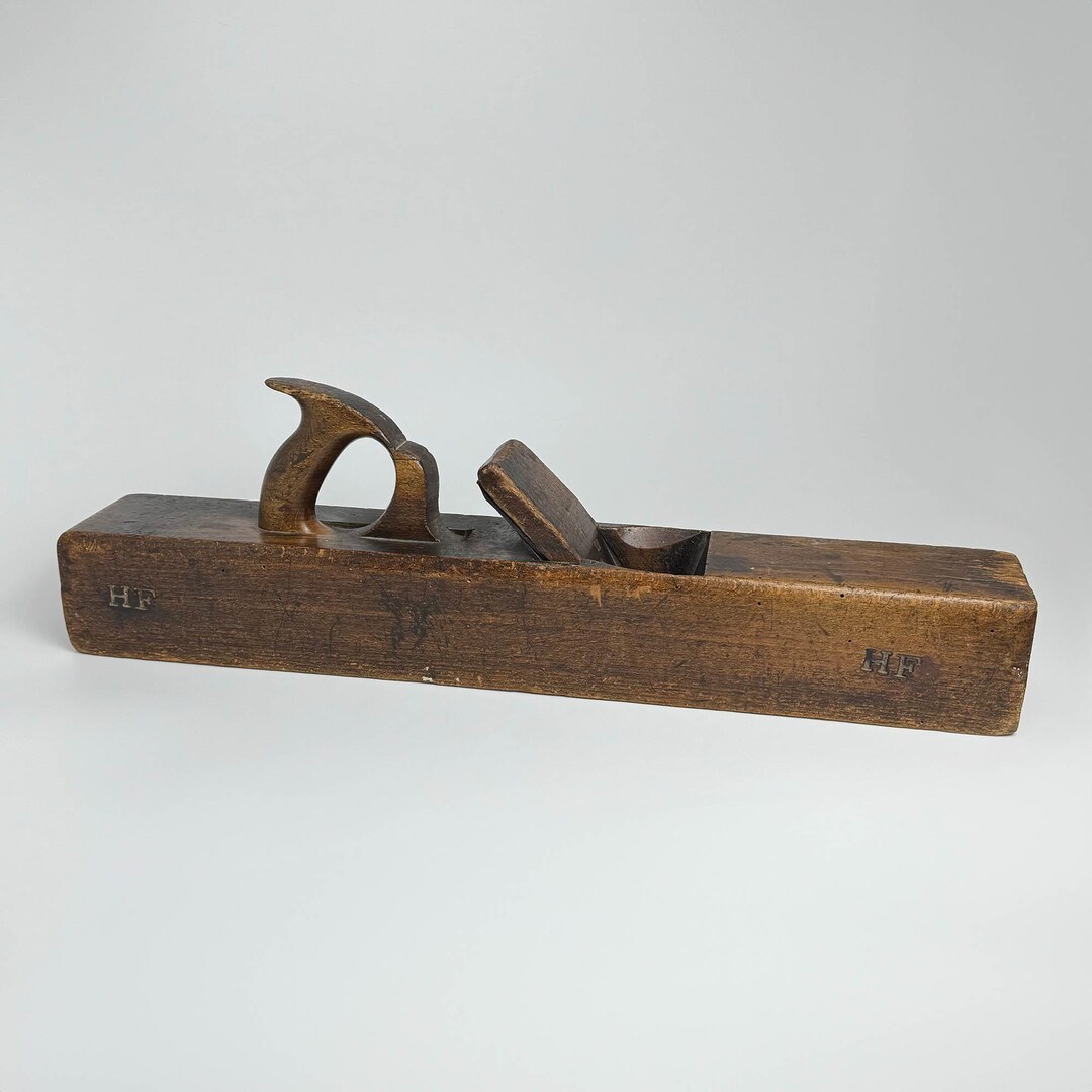 Antique Wooden Wood Plane Carpenter Tool With Personalized Initials HF ...