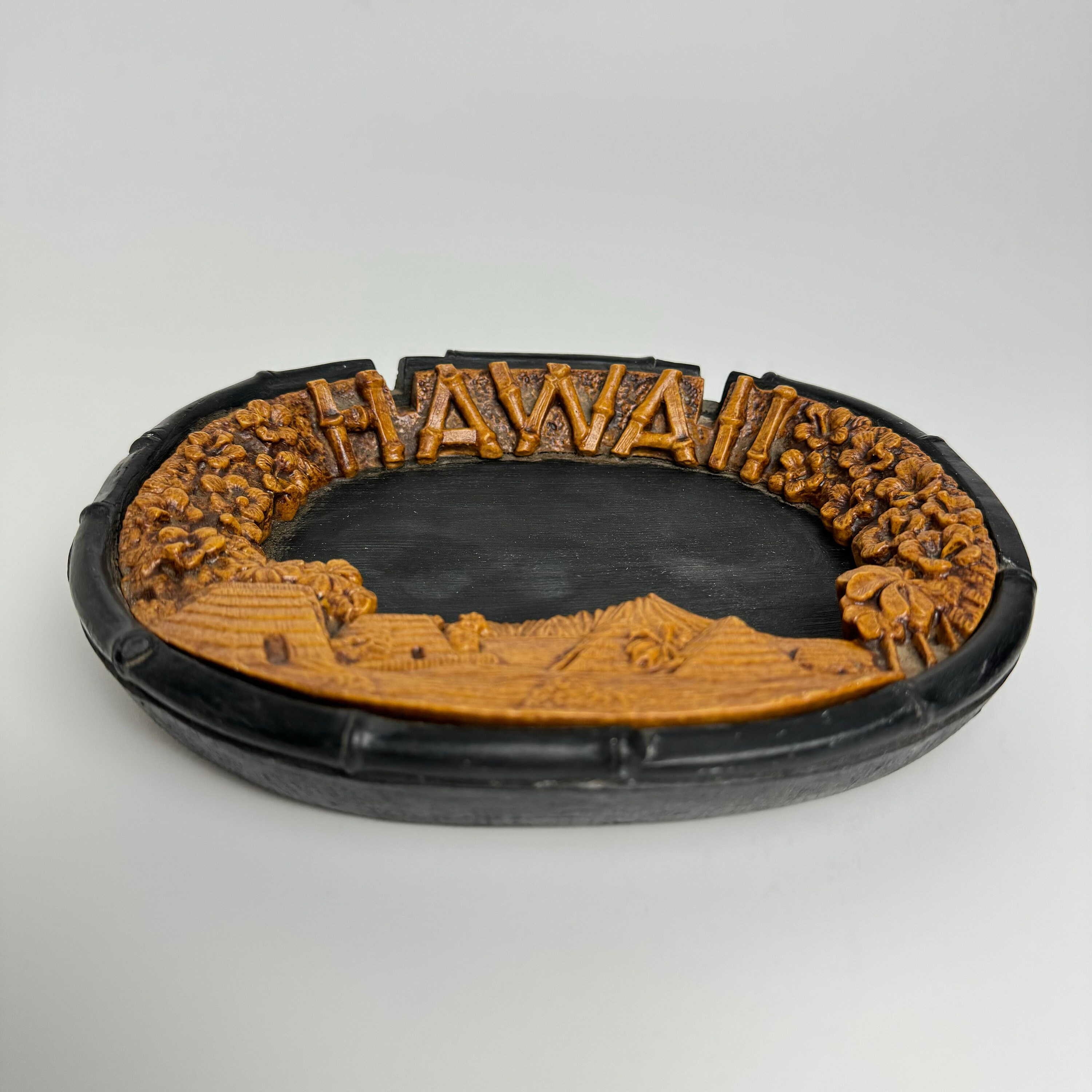 Mid Century Coco Joes Ancient Hawaii Ash Tray, Hapa-wood. Made in ...