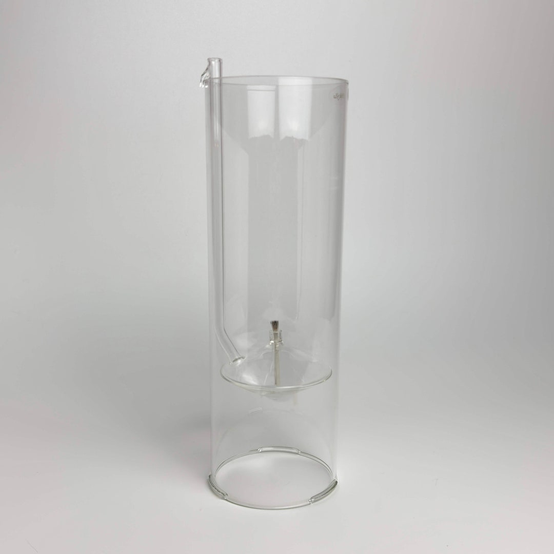 Firelight Glass, Clear Glass Hanging Oil Lamp. Made in the USA. - Etsy