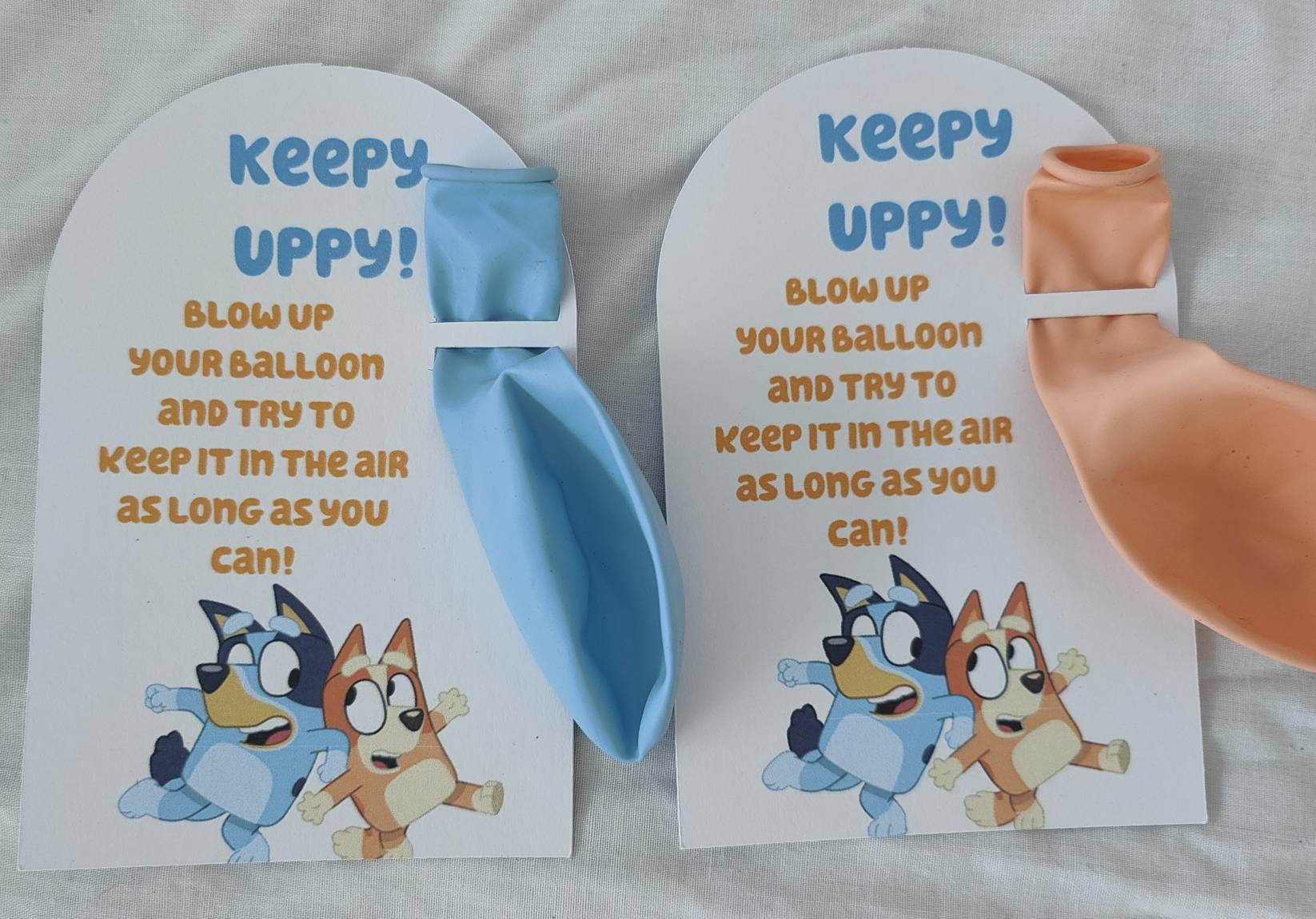 Bluey Keepy Uppy Balloon Favours - Etsy Australia