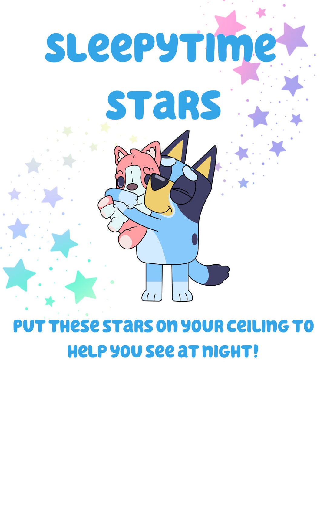 INSTANT DOWNLOAD Sleepytime Stars - Etsy