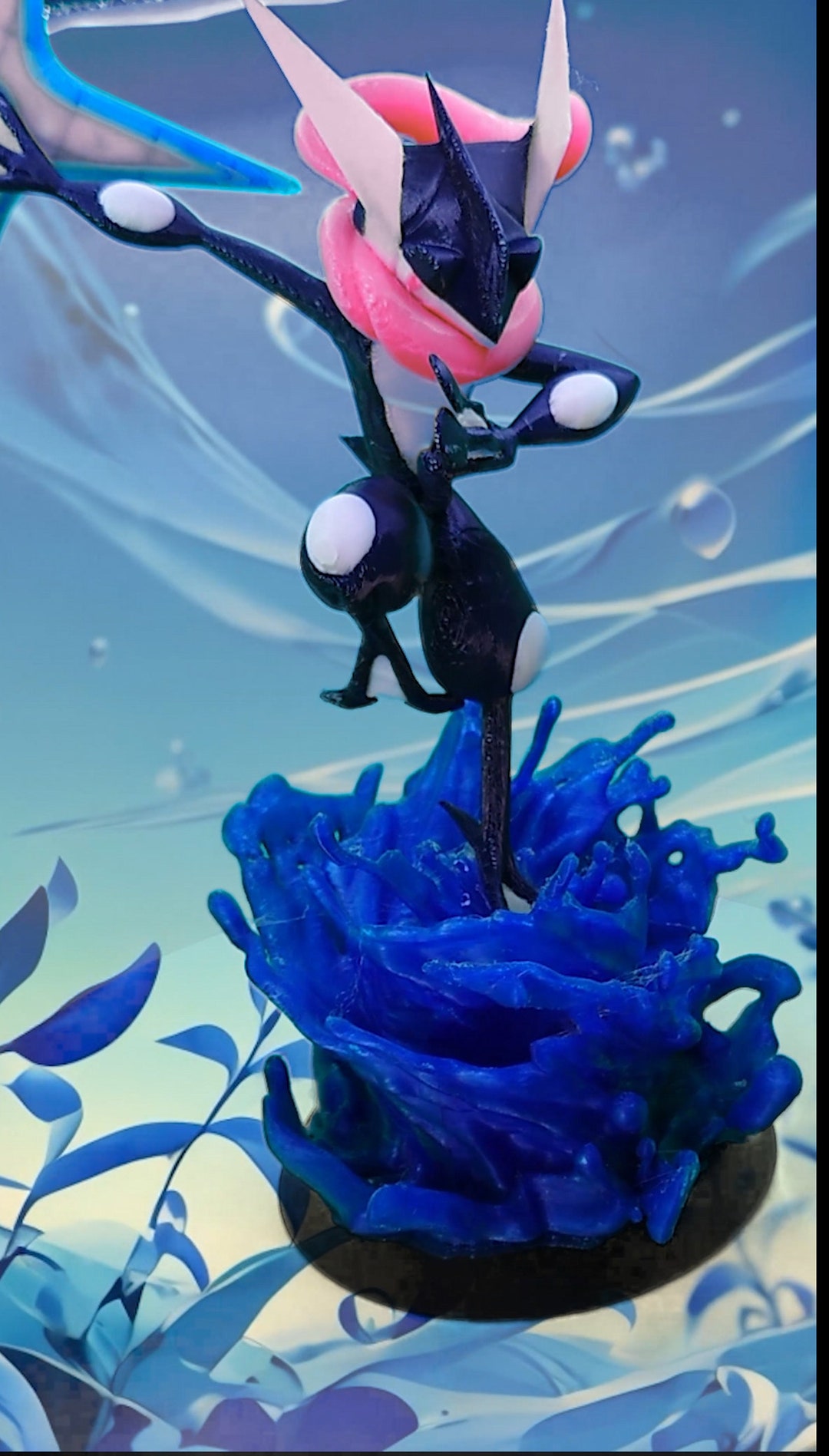 Greninja Model Figurine | Multiple Sizes | Fully Colored or Uncolored ...