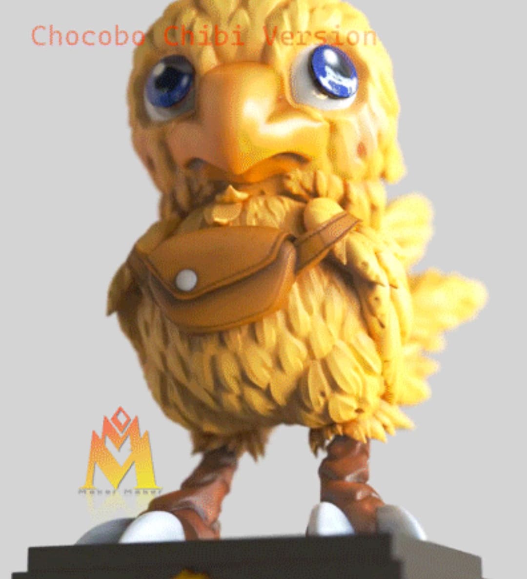 Chocobo Chibi Final Fantasy Figurine Model Multiple Sizes Fully Colored ...