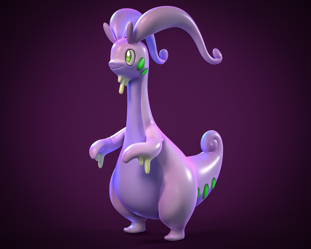 GOODRA Figurine Model Multiple Sizes Fully Colored or Uncolored - Etsy