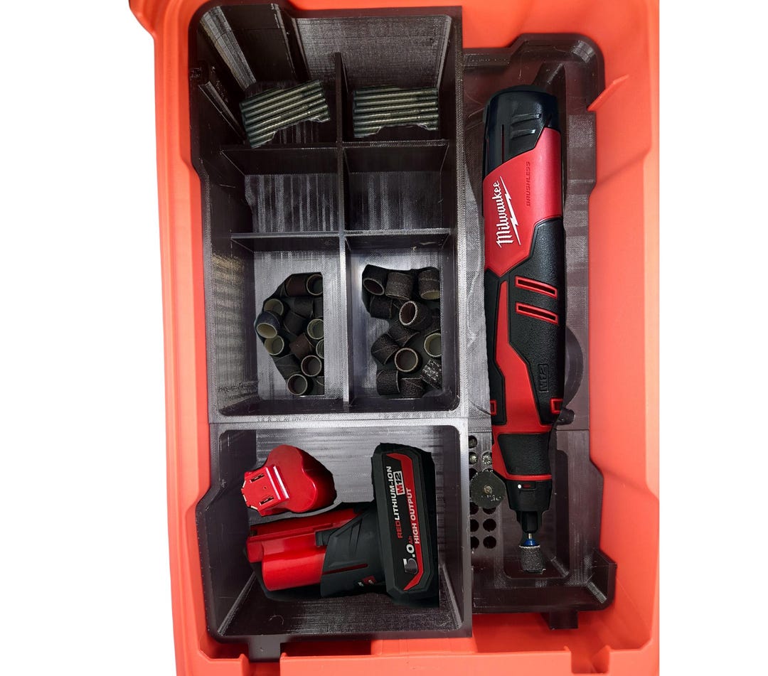 Packout Compact Insert for Milwaukee M12 Rotary Dremel Tool - Etsy