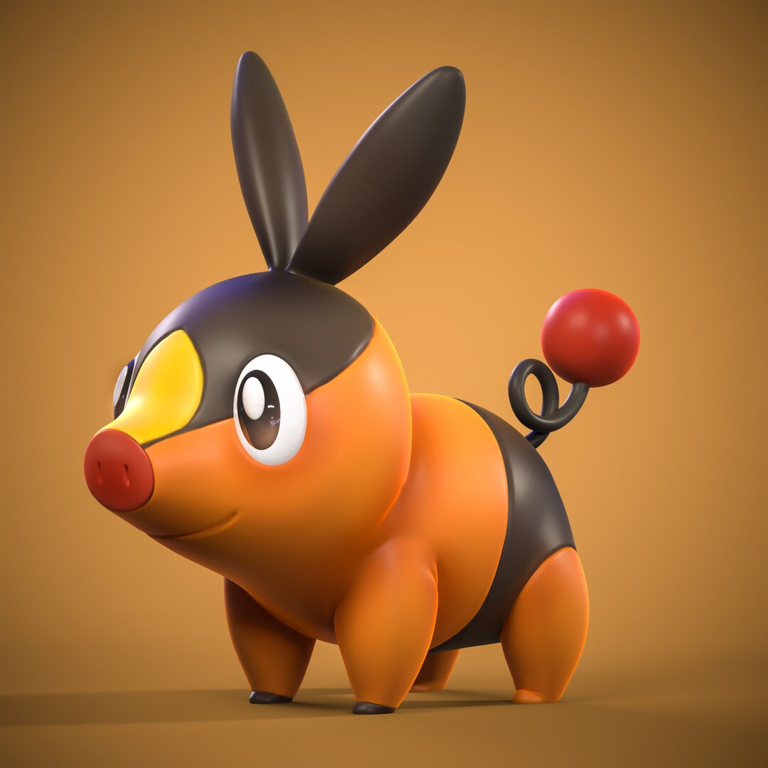 TEPIG Figurine Model Multiple Sizes Fully Colored or Uncolored - Etsy