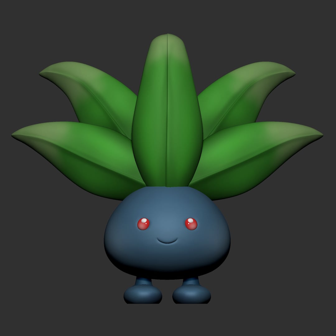 ODDISH Figurine Model Multiple Sizes Fully Colored or Uncolored - Etsy