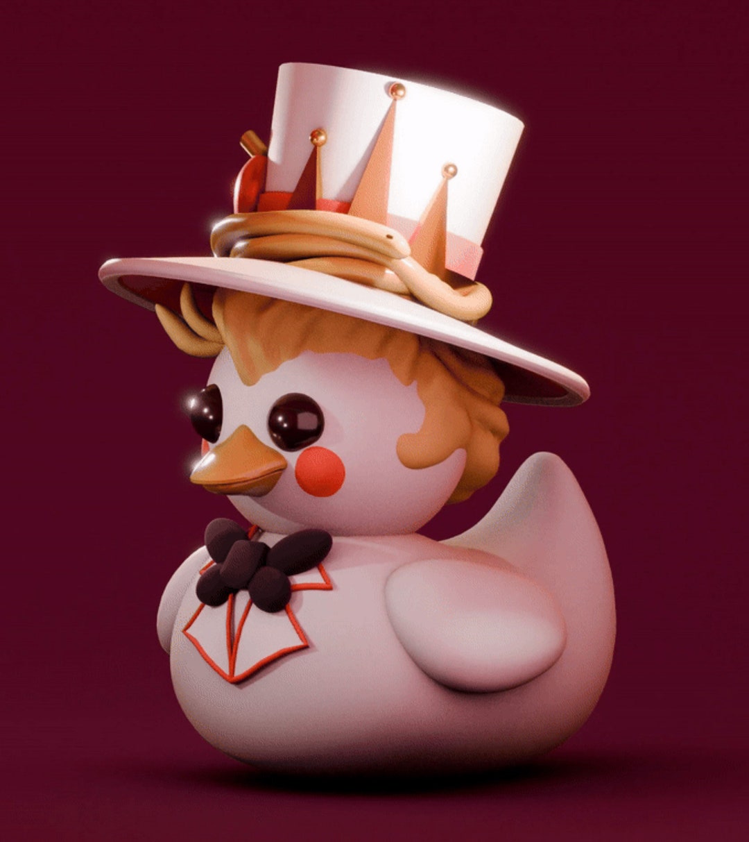 Hazbin Hotel Lucifer Duck Figurine Model Multiple Sizes Fully Colored ...