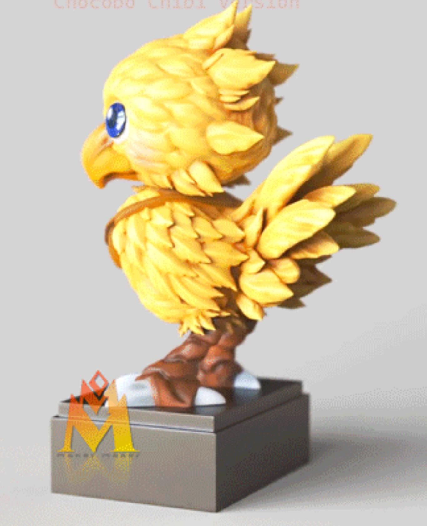 Chocobo Chibi - Final Fantasy Figurine Model| Multiple Sizes | Fully ...