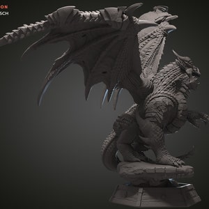 Deathwing Wow Figurine Model | Custom Size and Color | Gamer Gift ...