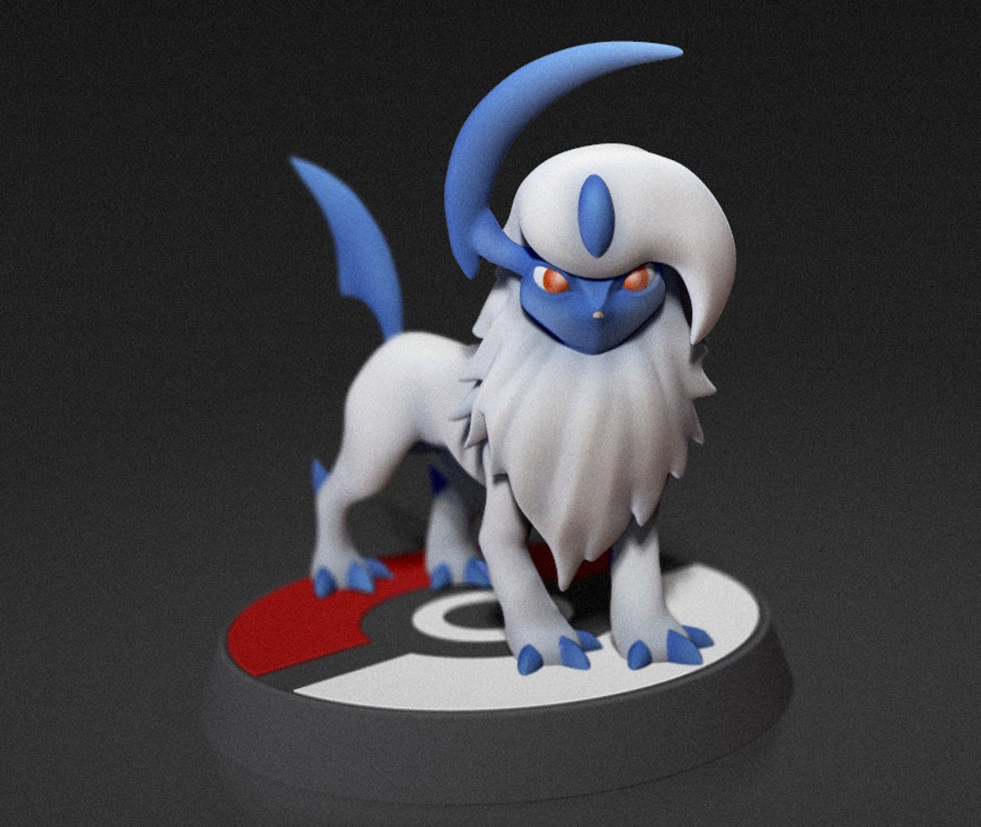 Absol Model Figurine Custom Sizes Painted or Unpainted - Etsy