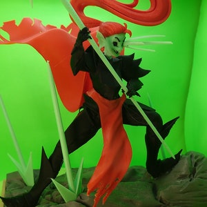 Undyne | Model Figure | Fully Colored or DIY Unpainted | Custom Sizes ...