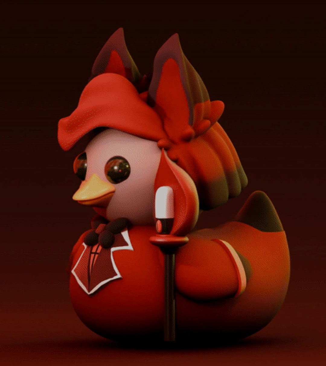 Hazbin Hotel Alastor Duck Figurine Model| Multiple Sizes | Fully ...