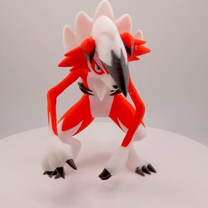 LYCANROC MIDNIGHT Figurine Model Multiple Sizes Fully Colored or ...