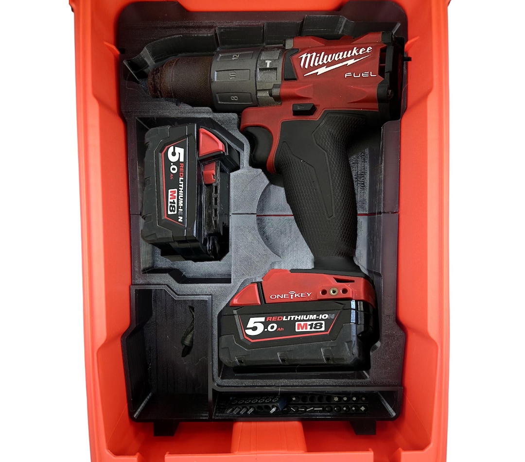 Packout Compact Insert for Milwaukee M18 Fuel 1/2: Hammer Drill/driver ...