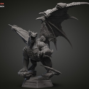 Deathwing Wow Figurine Model | Custom Size and Color | Gamer Gift ...