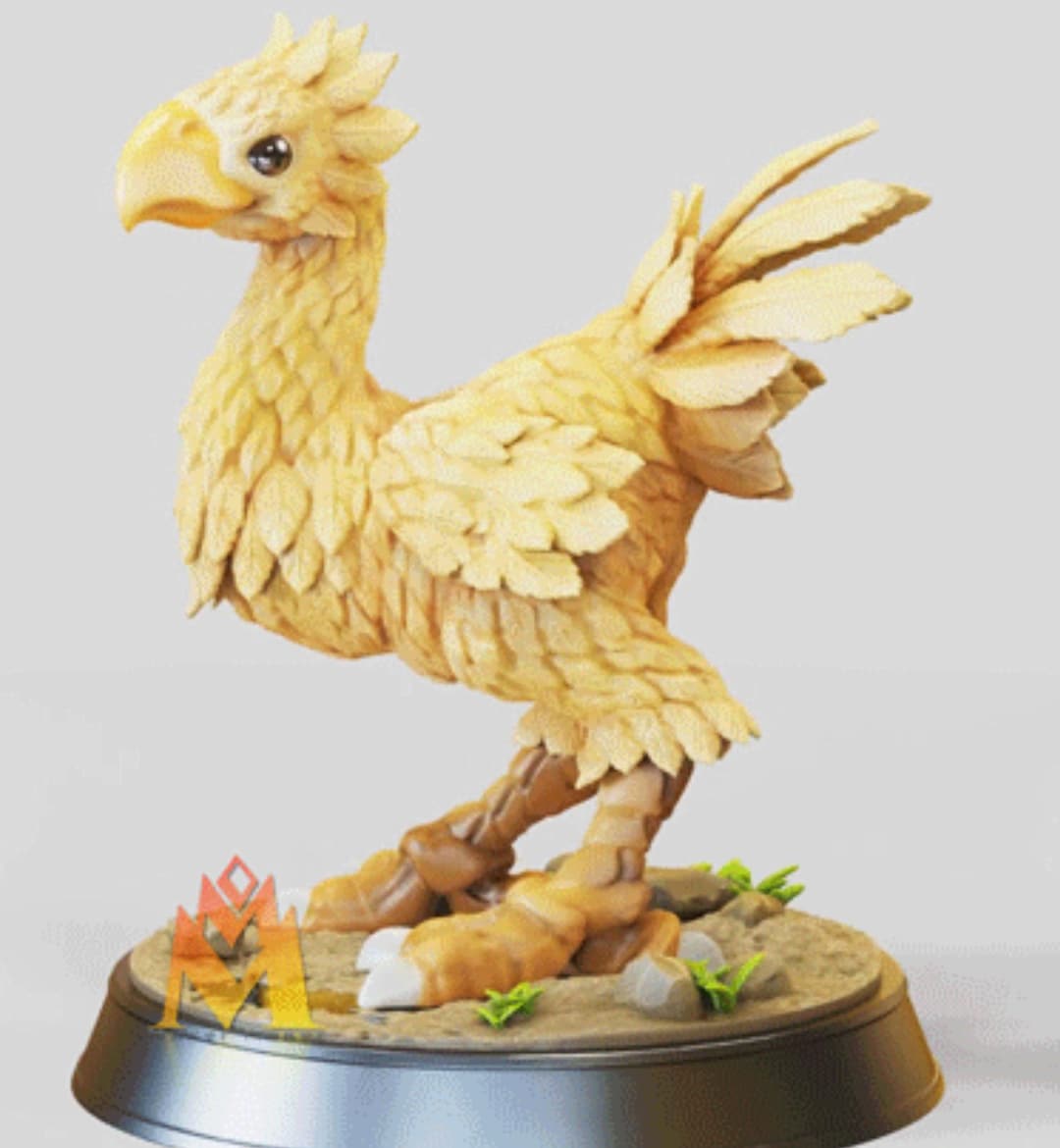 Chocobo - Final Fantasy Figurine Model| Multiple Sizes | Fully Colored ...