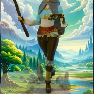 Zelda Model Figure Fully Colored or DIY Unpainted Custom Sizes and ...