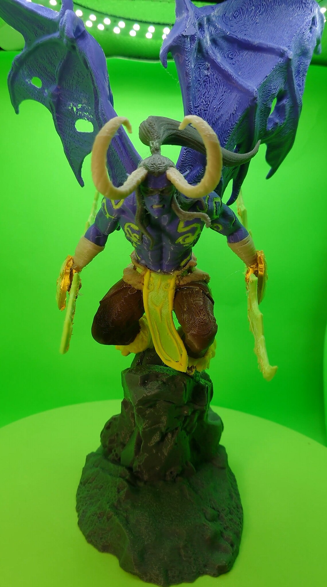Illidan Stormrage WOW Model Figure | Fully Colored or DIY Unpainted ...