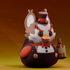 Hazbin Hotel Husk Duck Figurine Model| Multiple Sizes | Fully Colored ...