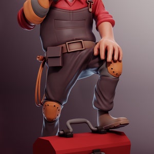Engineer | Team Fortress 2 Model Figure | Fully Colored or DIY ...