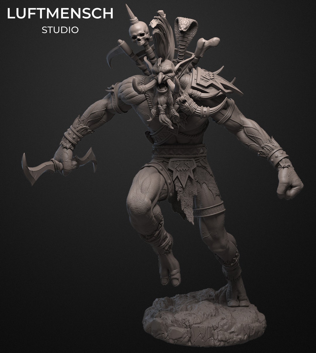 VOLJIN Wow Figurine Model | Custom Size and Color | Gamer Gift ...