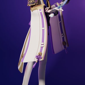 Kamisato Ayato | Model Figure | Fully Colored or DIY Unpainted | Custom ...