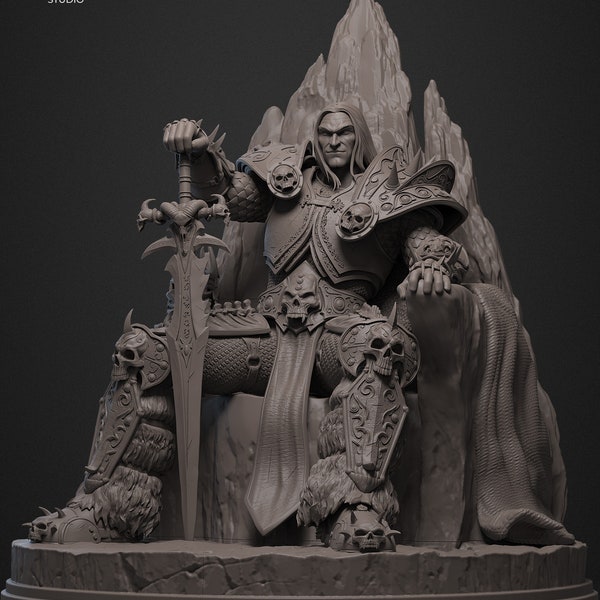 3d Model Lich King - Etsy