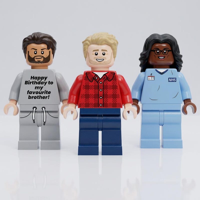 Custom Legos Minifigure Hair - Etsy