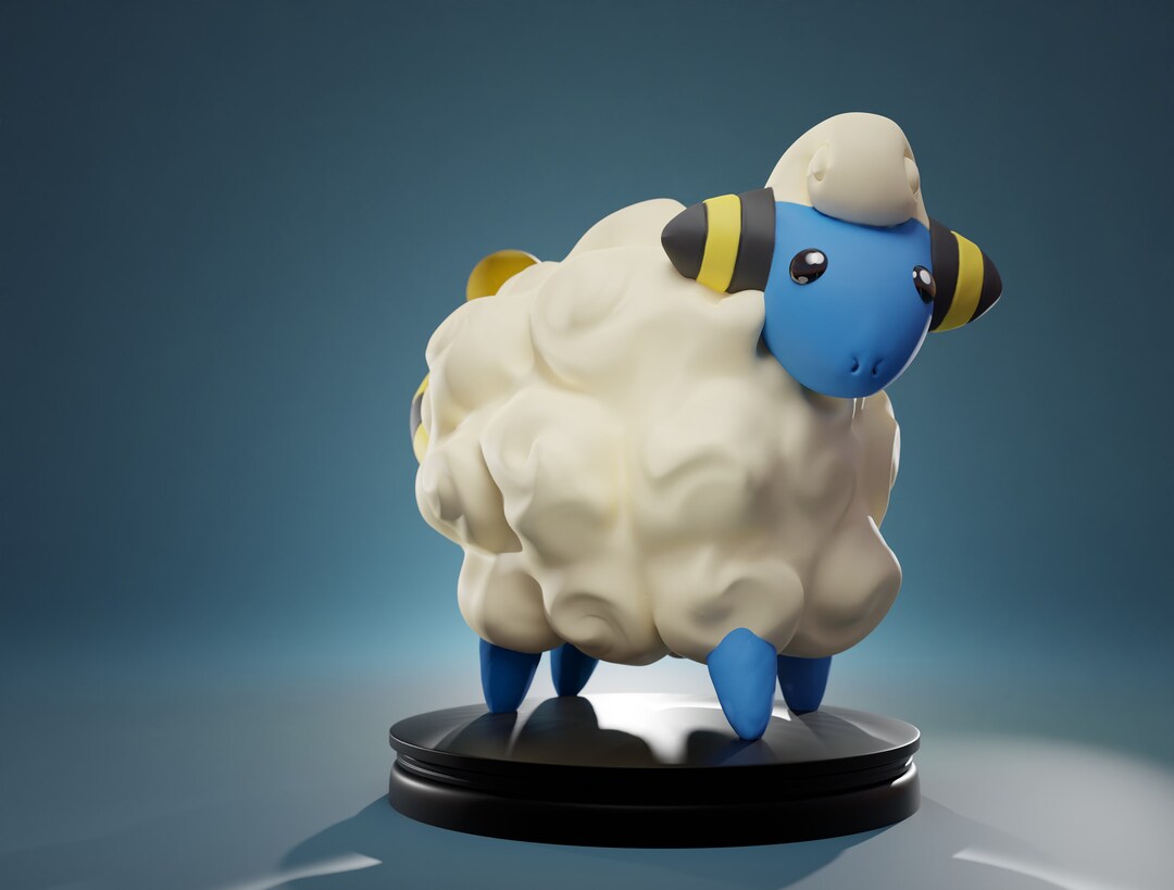 Mareep Model Statue Multiple Sizes Fully Colored or Uncolored - Etsy