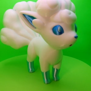 ALOLAN VULPIX Figurine Model Multiple Sizes Fully Colored or Uncolored ...