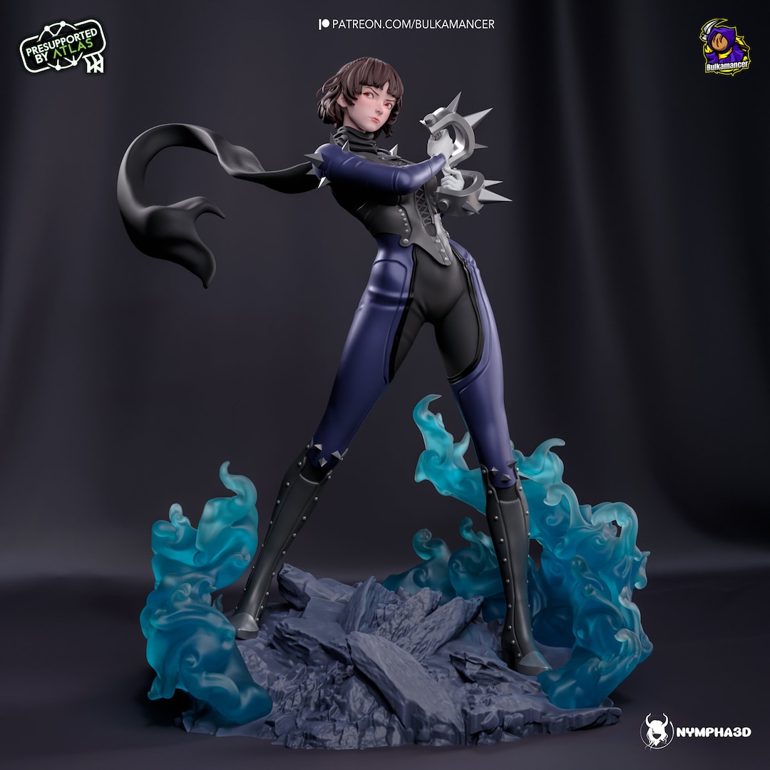Makoto | Persona 5 | Model Figure | Fully Colored or DIY Unpainted ...