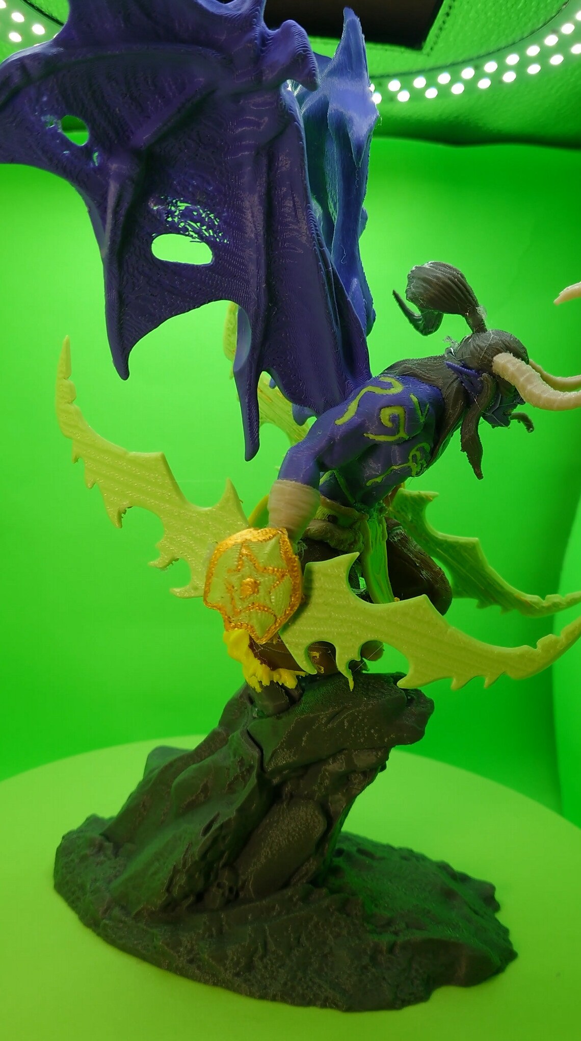 Illidan Stormrage WOW Model Figure | Fully Colored or DIY Unpainted ...