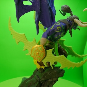 Illidan Stormrage WOW Model Figure | Fully Colored or DIY Unpainted ...