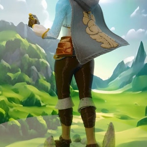 Zelda Model Figure Fully Colored or DIY Unpainted Custom Sizes and ...