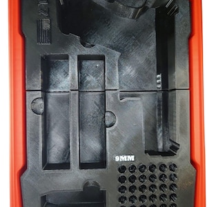 Milwaukee Packout Insert Case for Glock 17 , 9mm Rounds, Magazine Clip ...