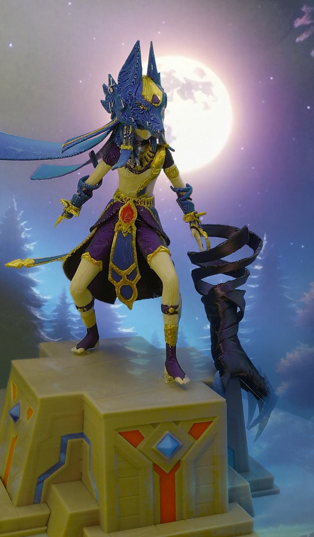 Cyno Model Figure Fully Colored or DIY Unpainted Custom Sizes and Color ...