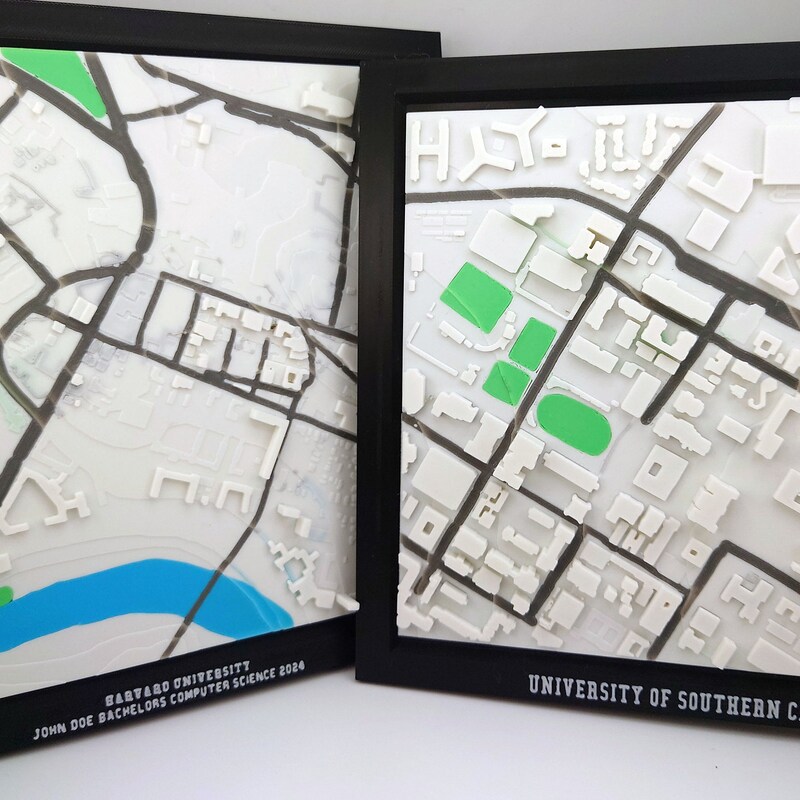 Custom 3d Map - Etsy