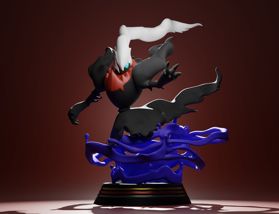 Darkrai Model Figure Multiple Sizes Color or Uncolored - Etsy