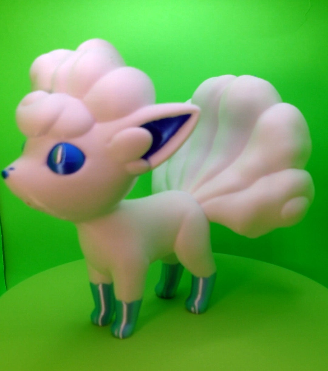 ALOLAN VULPIX Figurine Model Multiple Sizes Fully Colored or Uncolored ...