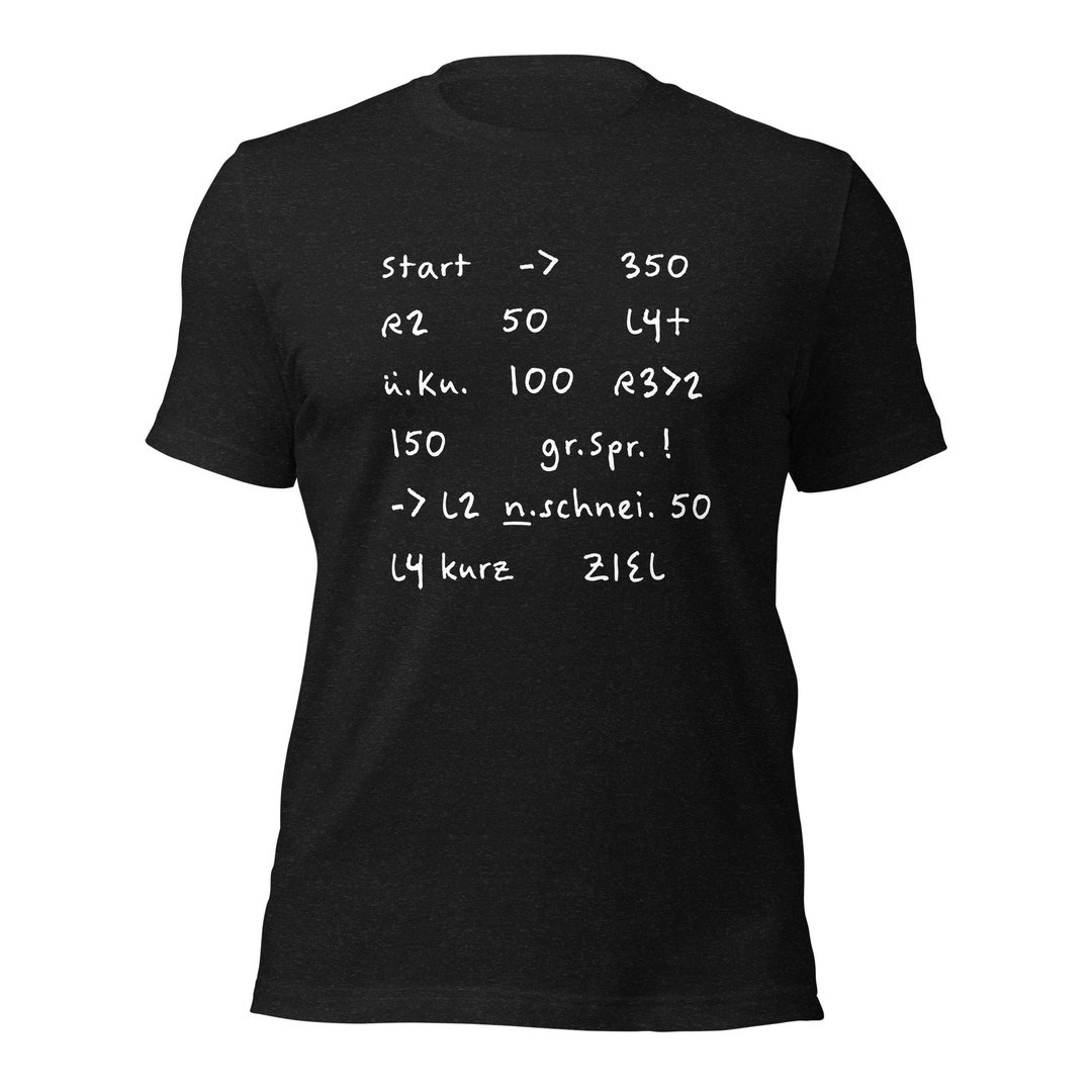Pacenotes Rally Notes Shirt - Etsy