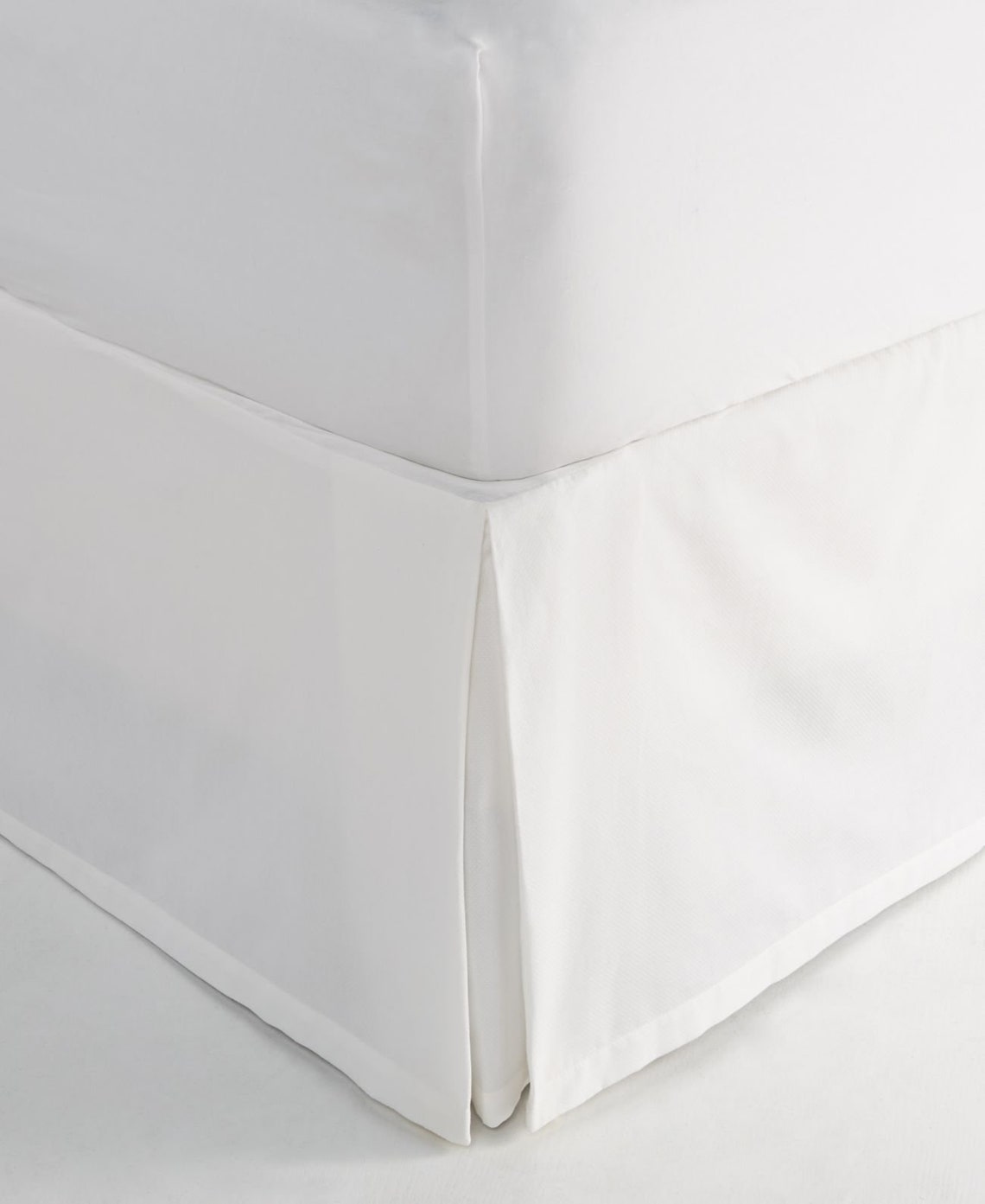 Pleated Tailored Bed Skirt 100 Cotton Luxury Bedroom Decor Etsy