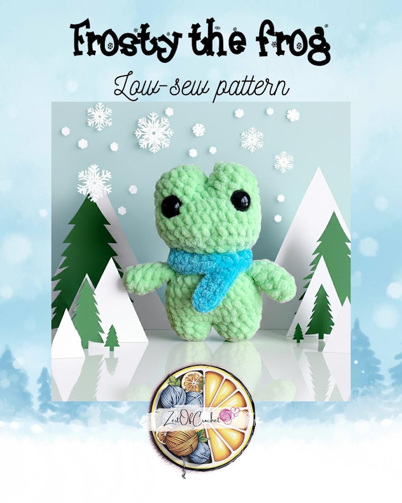 Frosty the Frog - Crochet Pattern - Etsy